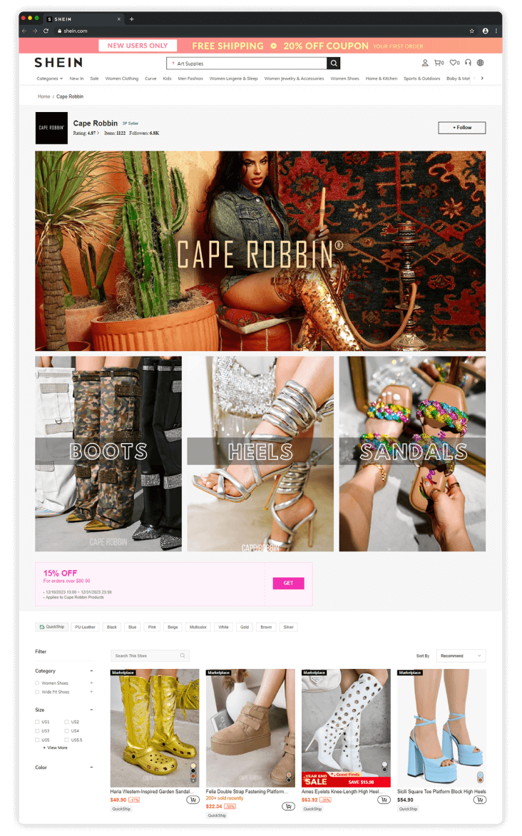 Sell on SHEIN Marketplace